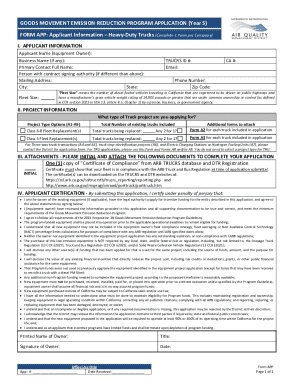 Fillable Online Goods Movement Emission Reduction Program Application ...