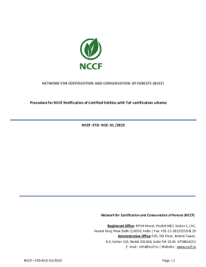 Fillable Online Nccf-std-nce01/2023 Fax Email Print - pdfFiller