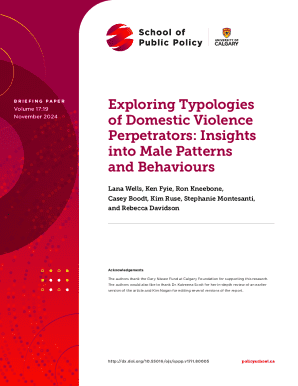 Fillable Online Exploring Typologies of Domestic Violence Perpetrators ...