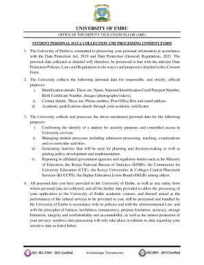 Fillable Online Consent Form for Personal Data Processing Fax Email Print - pdfFiller