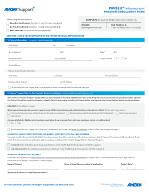 Fillable Online Pavblu™ (aflibercept-ayyh) Program Enrollment Form Fax ...