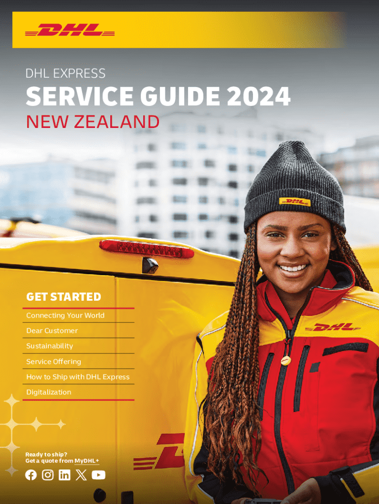 Fillable Online Dhl Express Service Guide 2024: New Zealand Fax Email Print - pdfFiller