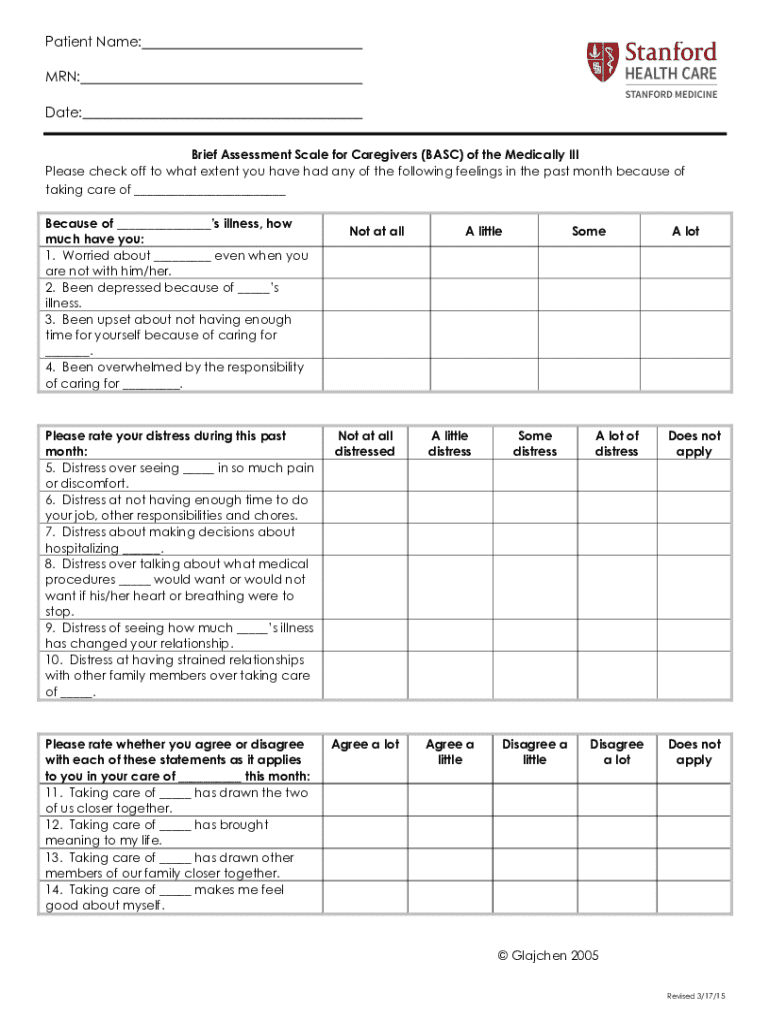 Fillable Online Basc of the Medically Ill Fax Email Print - pdfFiller