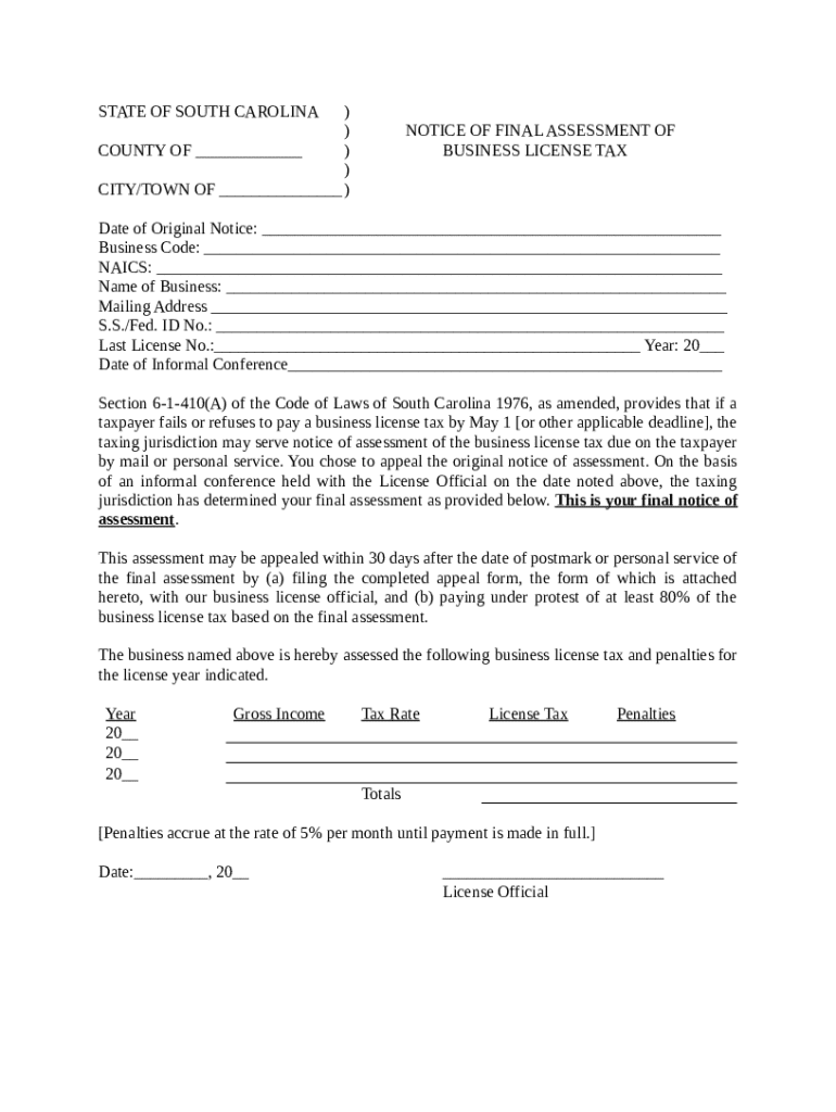 SC Business License Standardization is Passed! Here's What ... Doc ...