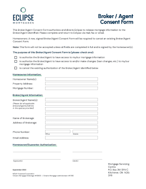 Fillable Online Broker/agent Consent Form Fax Email Print - pdfFiller