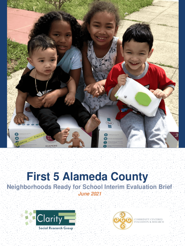 Fillable Online First 5 Alameda County Neighborhoods Ready for School ...