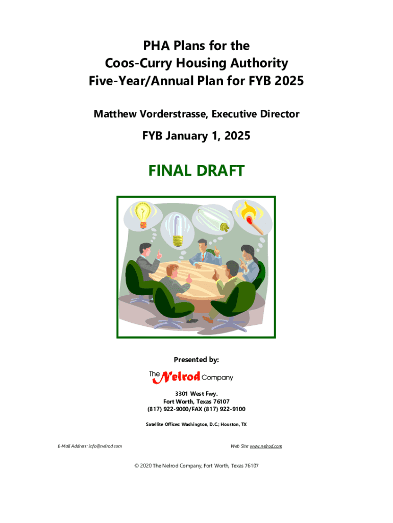 Fillable Online PHA Plans for the Coos-Curry Housing Authority Five ...