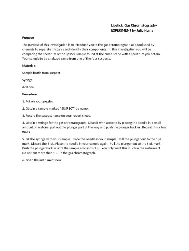 Experiment 7 Lab Report.docx - Introduction to Gas... Doc Template ...