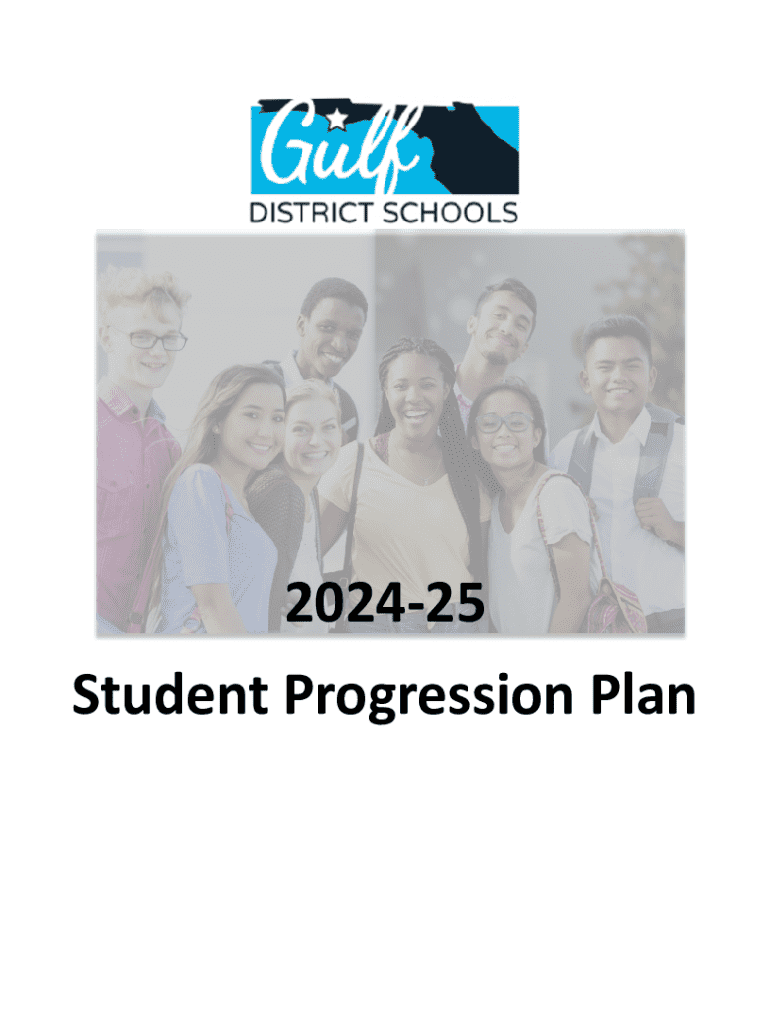 Fillable Online Gulf District Schools Student Progression Plan Fax ...