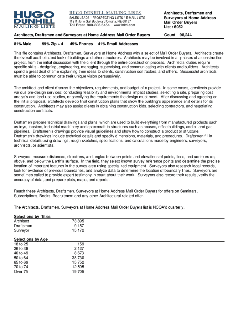 Fillable Online Architects, Draftsmen and Surveyors at Home Address Mail ... Fax Email Print ...