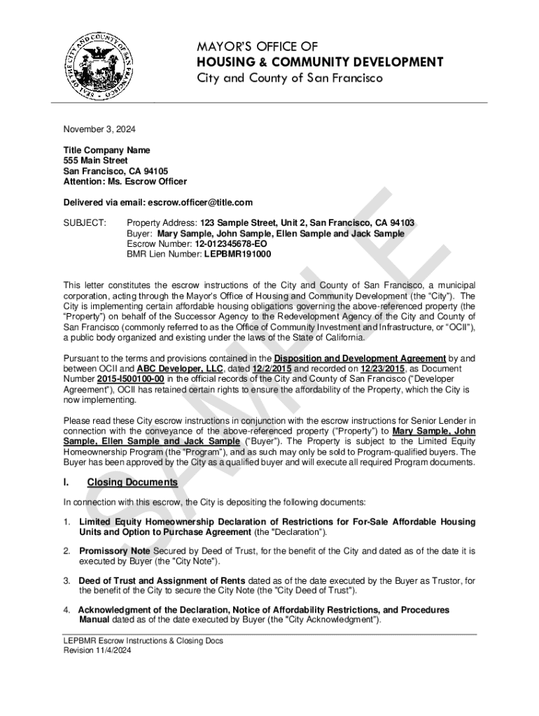 Fillable Online Mayor's Office of Housing and Community Development ...