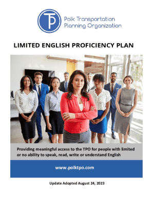 Fillable Online Limited English Proficiency Plan Fax Email Print ...