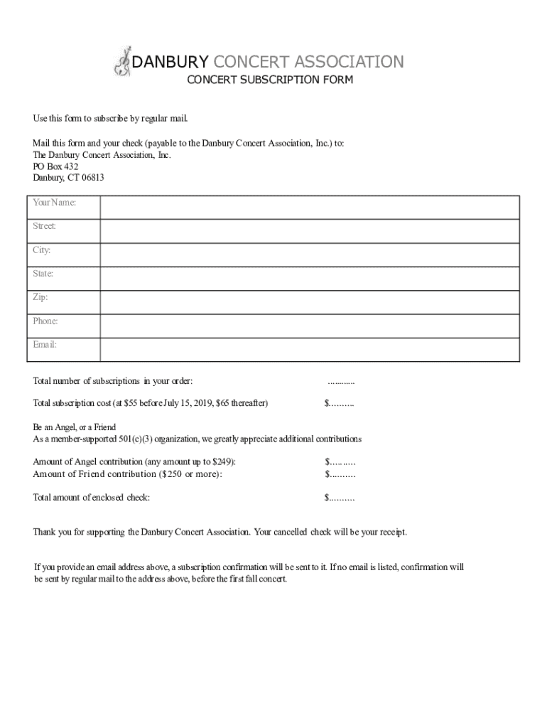 Fillable Online 2024/ 25 SERIESSUBSCRIPTION ORDER FORM Fax Email Print - pdfFiller