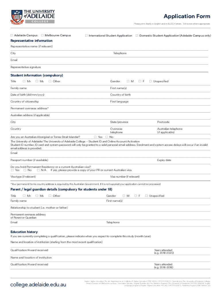Fillable Online Application form non China - document Fax Email Print ...