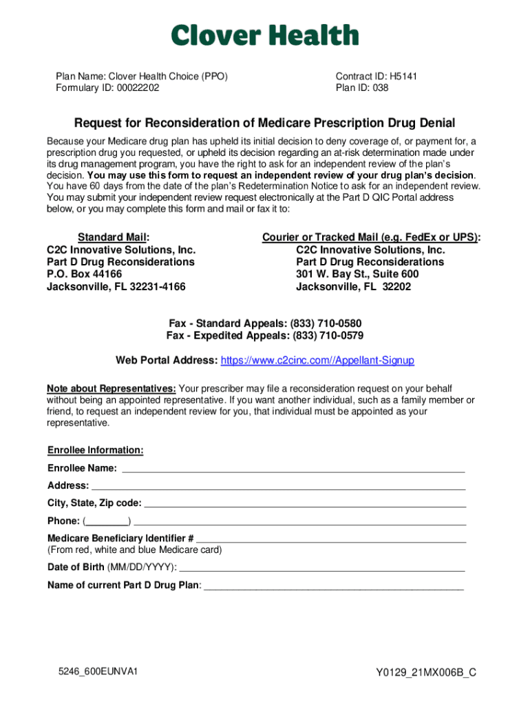 Fillable Online Notice of CMP for Contract Number H5141 Fax Email Print ...