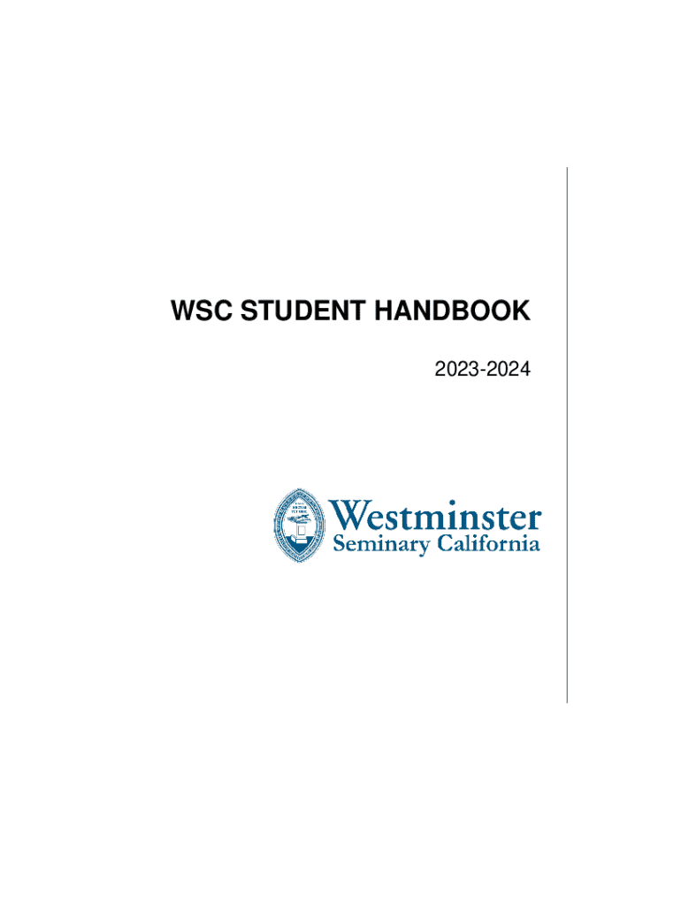 Fillable Online Wsc Student Handbook 2023-2024 Fax Email Print - pdfFiller
