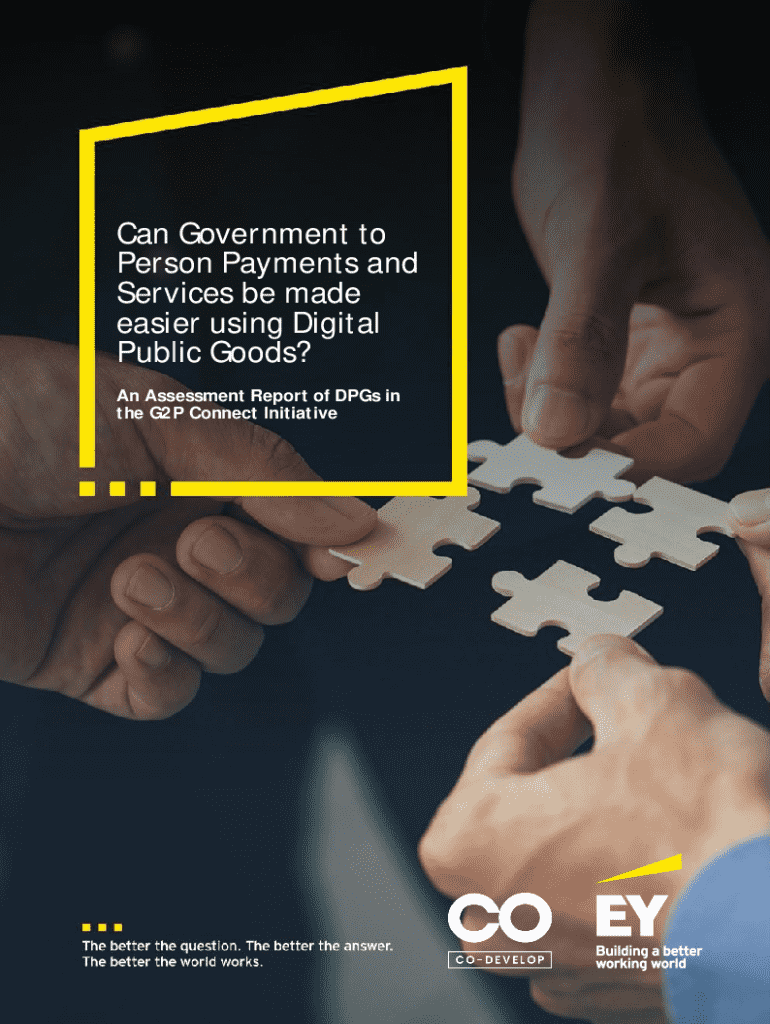 Fillable Online Can Government to Person Payments and Services Be Made Easier Using Digital ...
