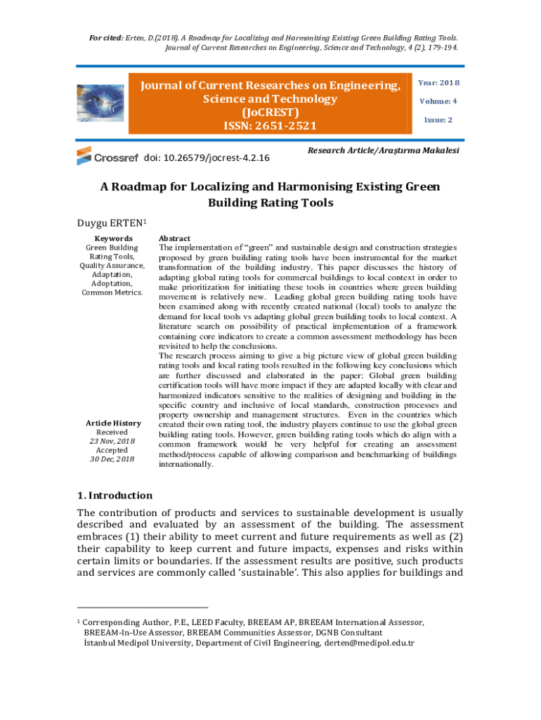 Fillable Online Criteria for Green Building Design Label rating ...