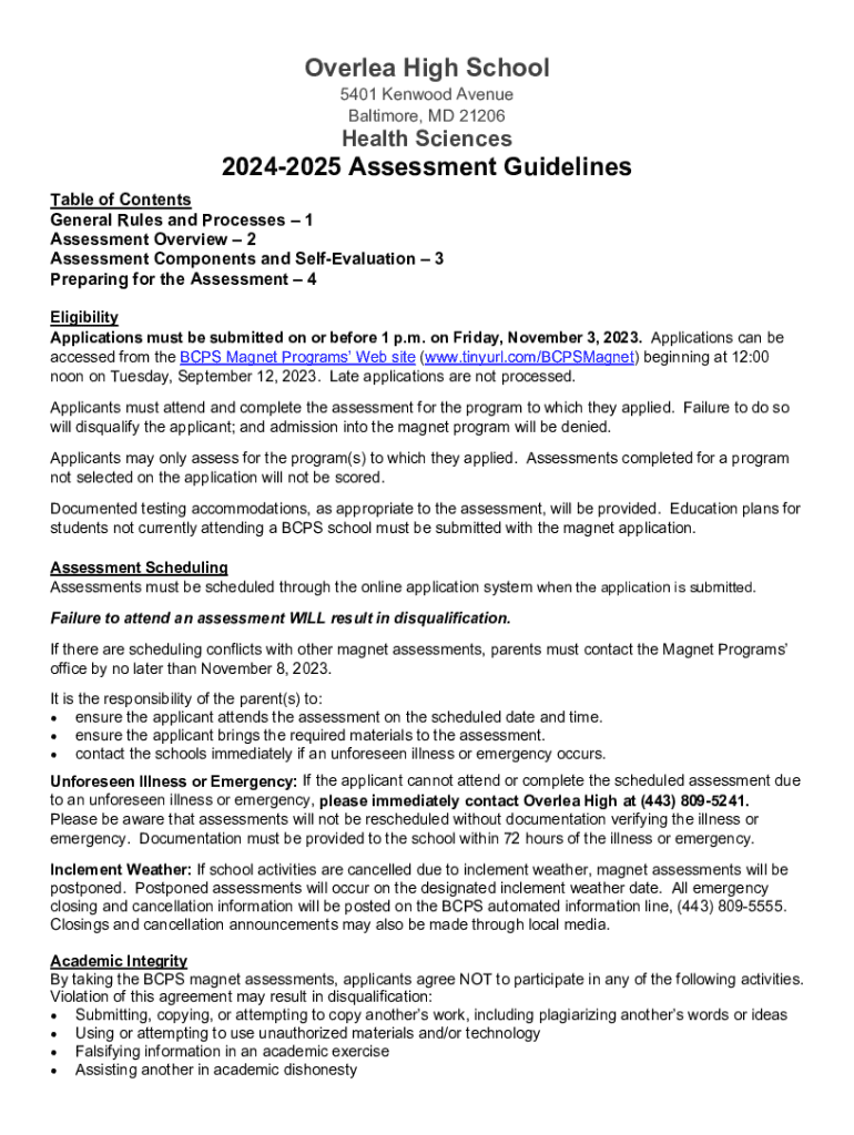 Fillable Online Bond Bill Fact Sheet for Overlea High School Electronic ...