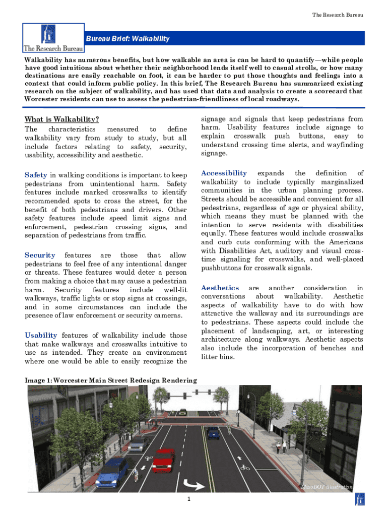 Fillable Online What is Walkability? (And Why it Matters for Health ...