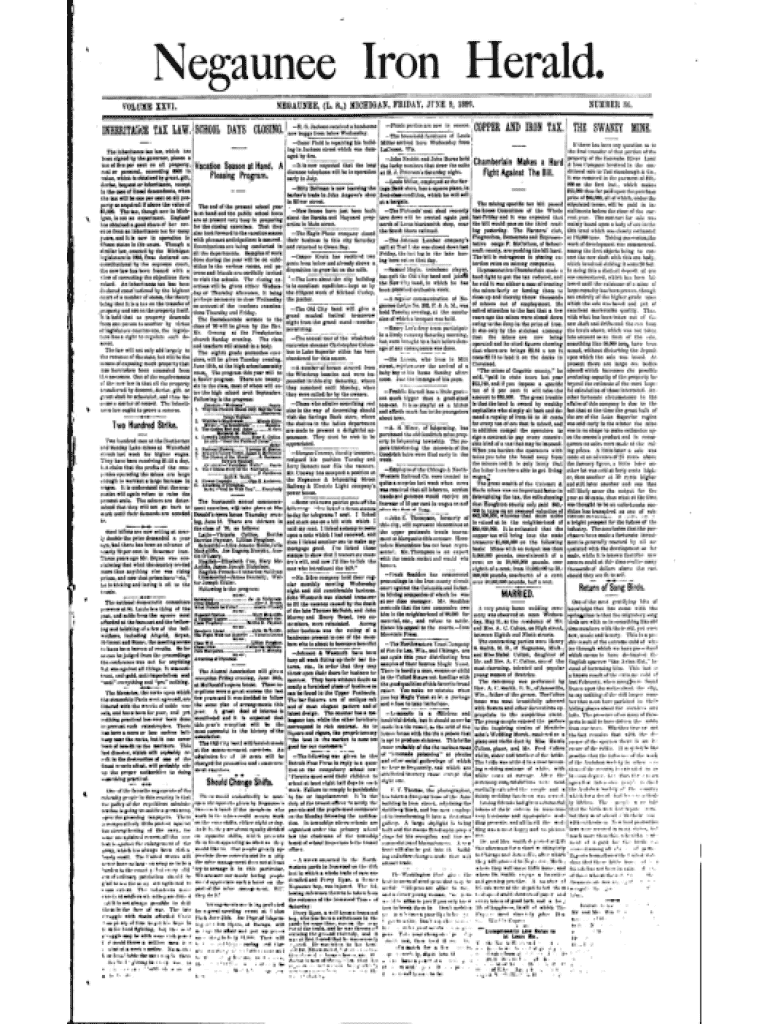 Fillable Online COPPER AND IRON TAX Fax Email Print - pdfFiller