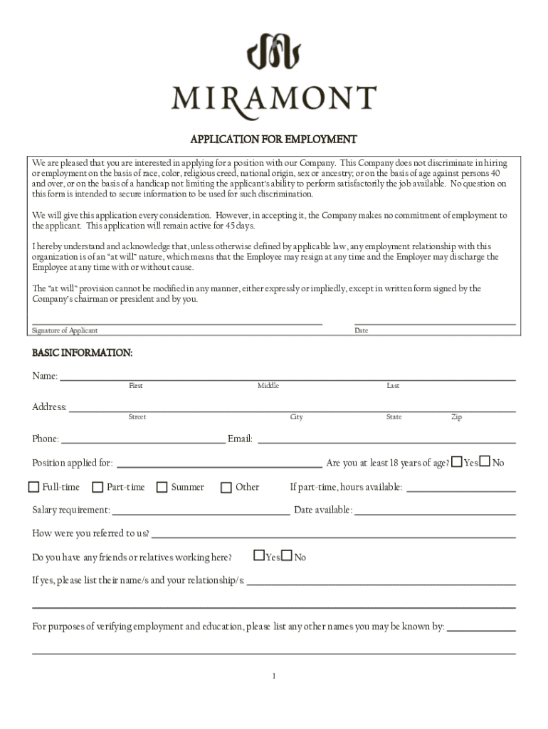 Fillable Online Concierge Job Description Templates Copy & Paste + PDF ...