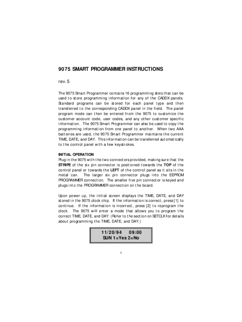 Fillable Online ranger 8600 downloadable control communicator ... Fax ...