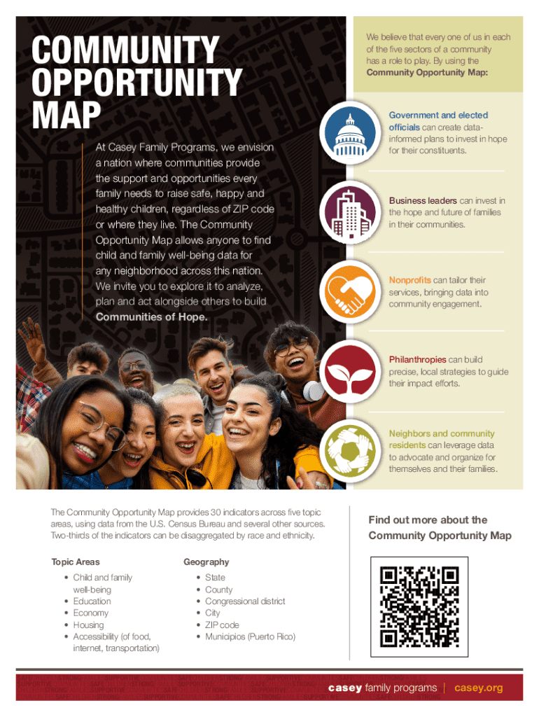 Fillable Online COMMUNITY OPPORTUNITY MAP - Communities of Hope. Find ...