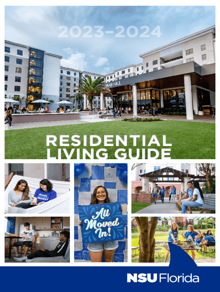 Fillable Online 2023-2024 Residential Living Guide Fax Email Print ...