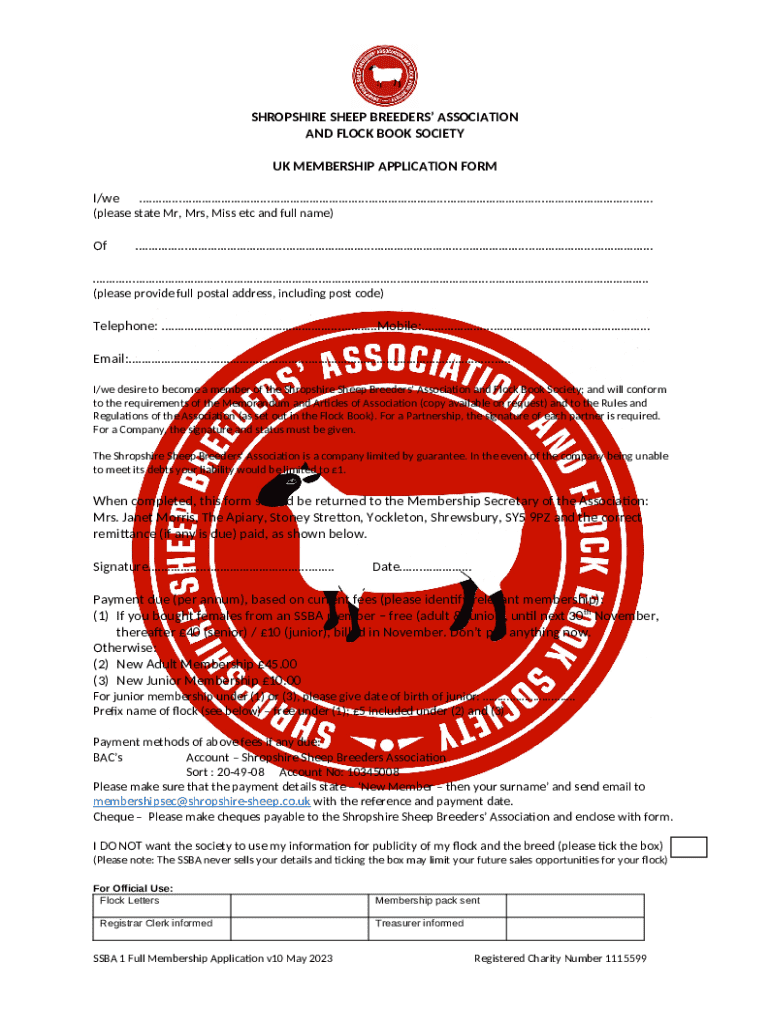 SSBA-1-Full-Membership--Application- ... Doc Template | pdfFiller SSBA-1-Full-Membership--Application- ... Doc Template | pdfFiller