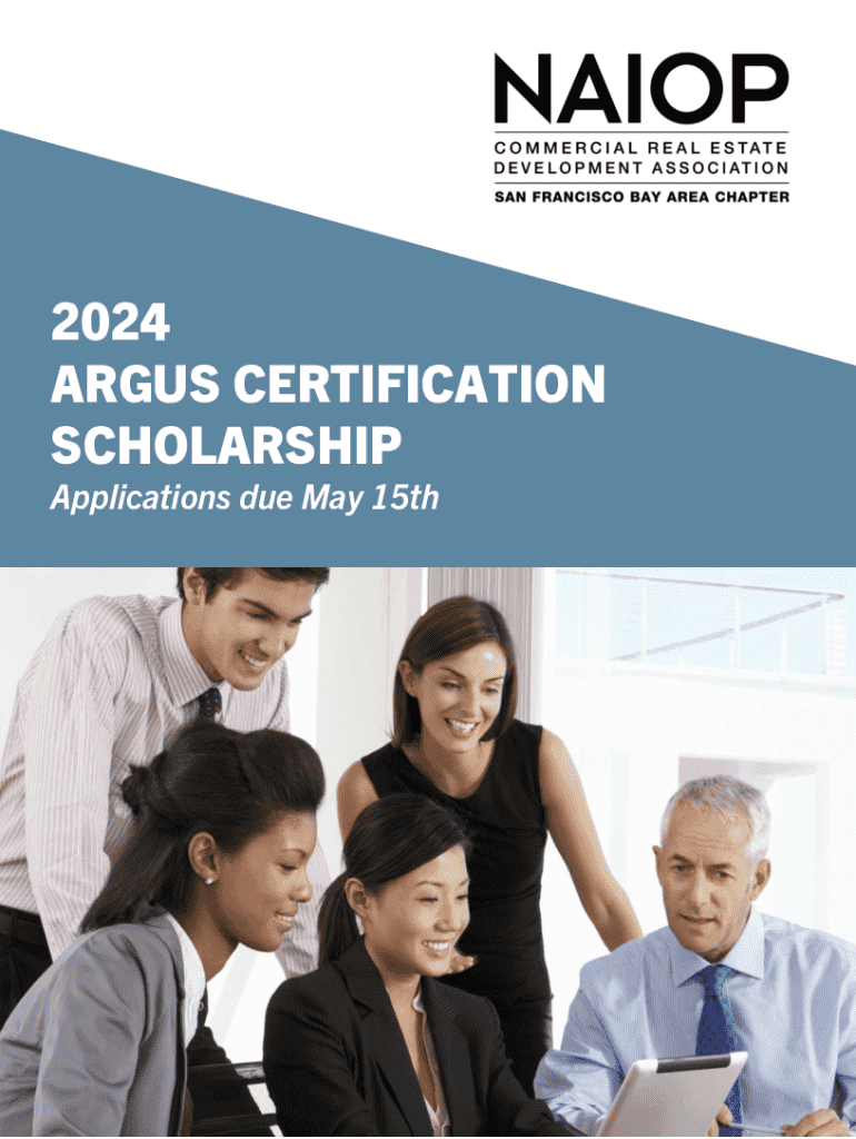 Fillable Online Argus Certification Scholarship 2024 Fax Email Print ...