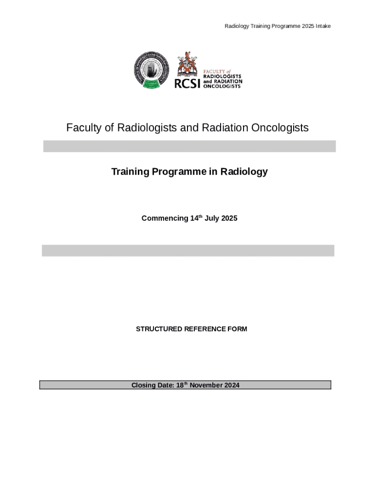 Structured Reference Doc Template | pdfFiller