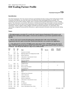 EDI Trading Partner sState Board of Workers ... Doc Template | pdfFiller