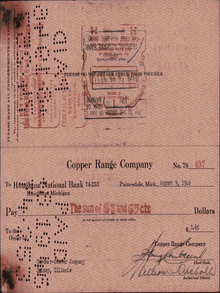 Fillable Online Copper Range Company Invoice Fax Email Print - pdfFiller