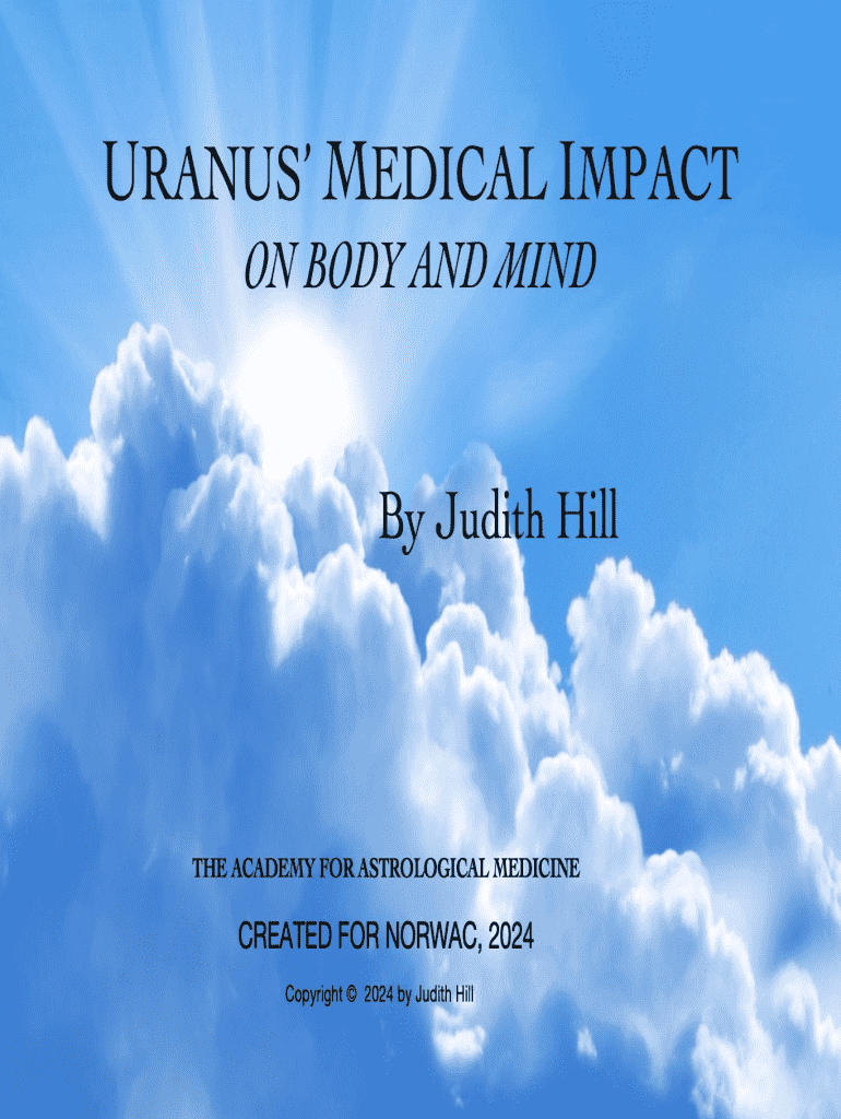 Fillable Online Uranus’ Medical Impact on Body and Mind Fax Email Print ...