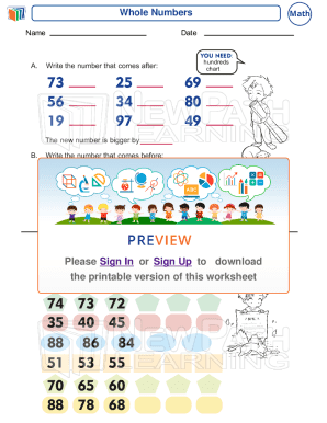Fillable Online Whole Numbers Practice Fax Email Print - pdfFiller