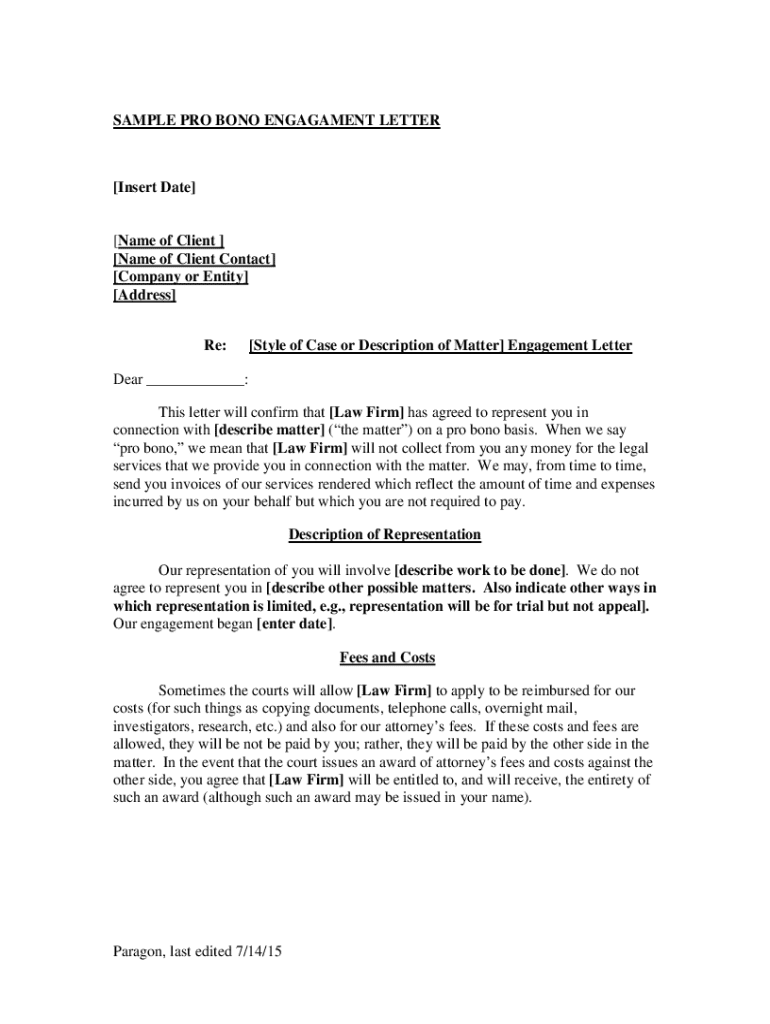 Fillable Online sample client engagement agreement Fax Email Print ...