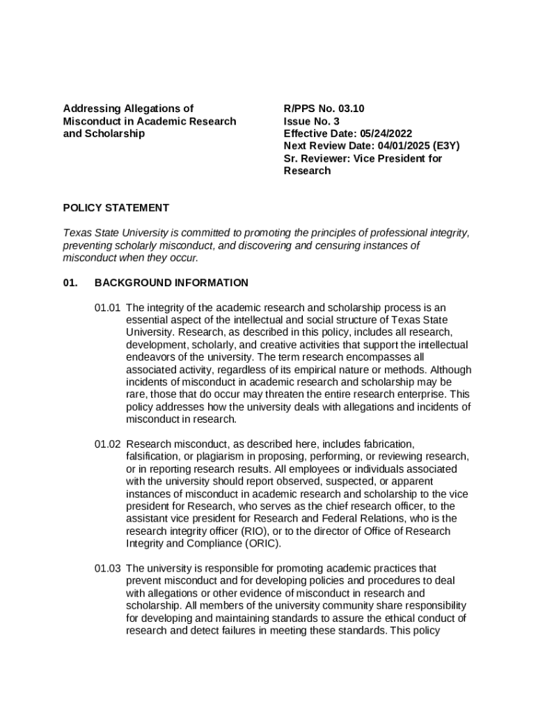 How should I handle a consistent academic misconduct by ... Doc Template | pdfFiller