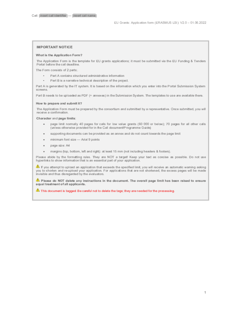 Fillable Online ERASMUS Proposal Template - University of Messina ...