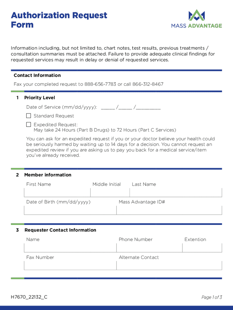 Fillable Online Authorization Request Fax Email Print - pdfFiller