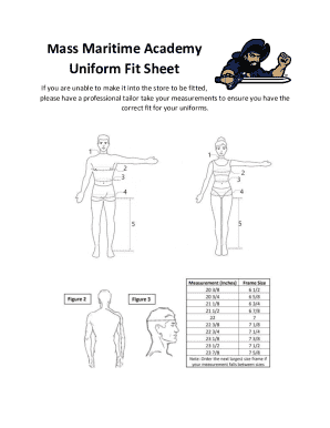 Fillable Online Mma New Cadet Fit Sheet Fax Email Print - pdfFiller