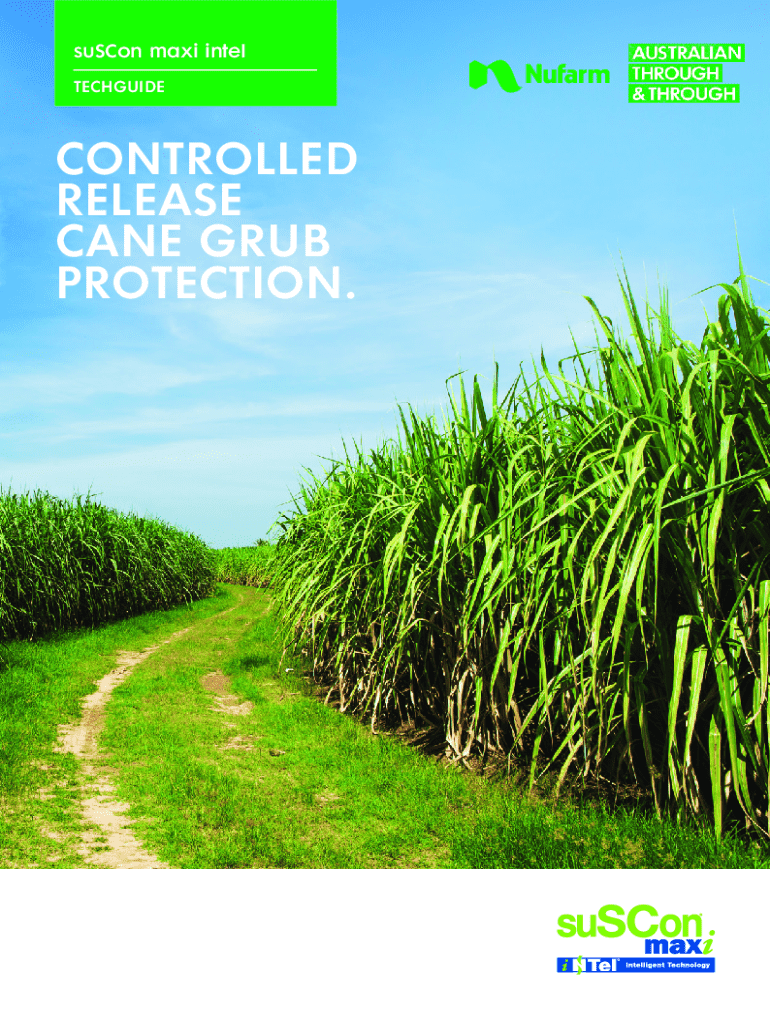 Fillable Online Controlled Release Cane Grub Protection Fax Email Print ...