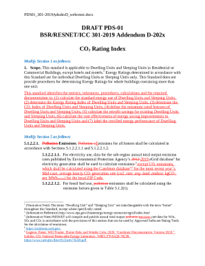 Draft Pds-01 Doc Template | pdfFiller