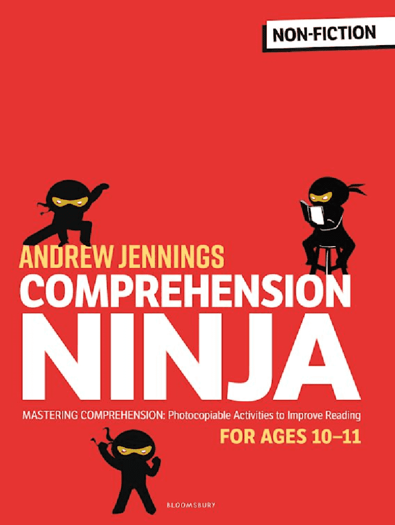 Fillable Online Comprehension Ninja for Ages 10–11 Fax Email Print ...