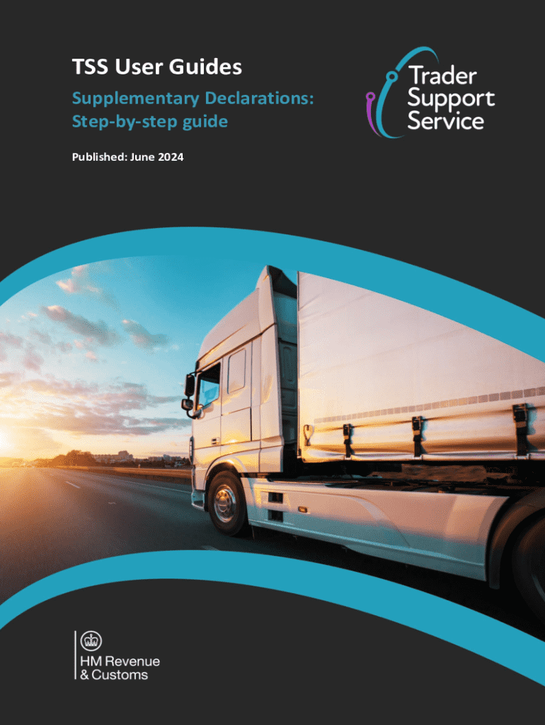 Fillable Online Supplementary Declarations: Step-by-step Guide Fax ...