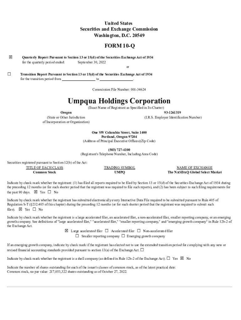 Fillable Online Quarterly Report Pursuant to Section 13 or 15(d) of the ...