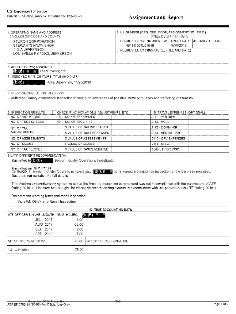 Fillable Online Report of Violations Fax Email Print - pdfFiller