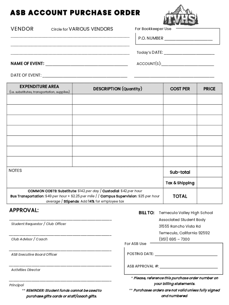 Fillable Online TVUSD Department Forms & Documents for All Departments Fax Email Print - pdfFiller