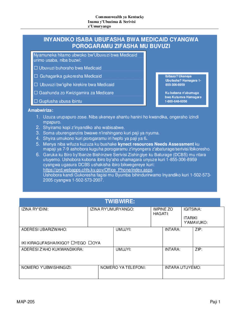 Fillable Online Kinyarwanda opens in a new tab - Utah Medicaid Fax ...
