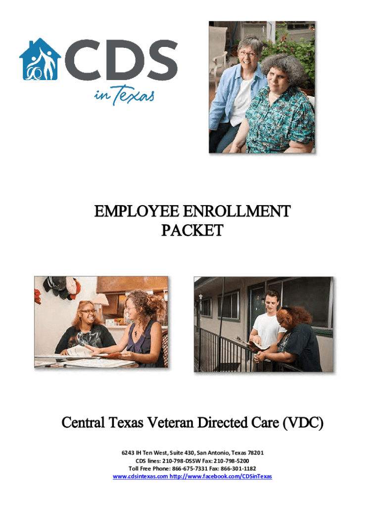 Fillable Online Central Texas Veteran Directed Care Employee Enrollment ...